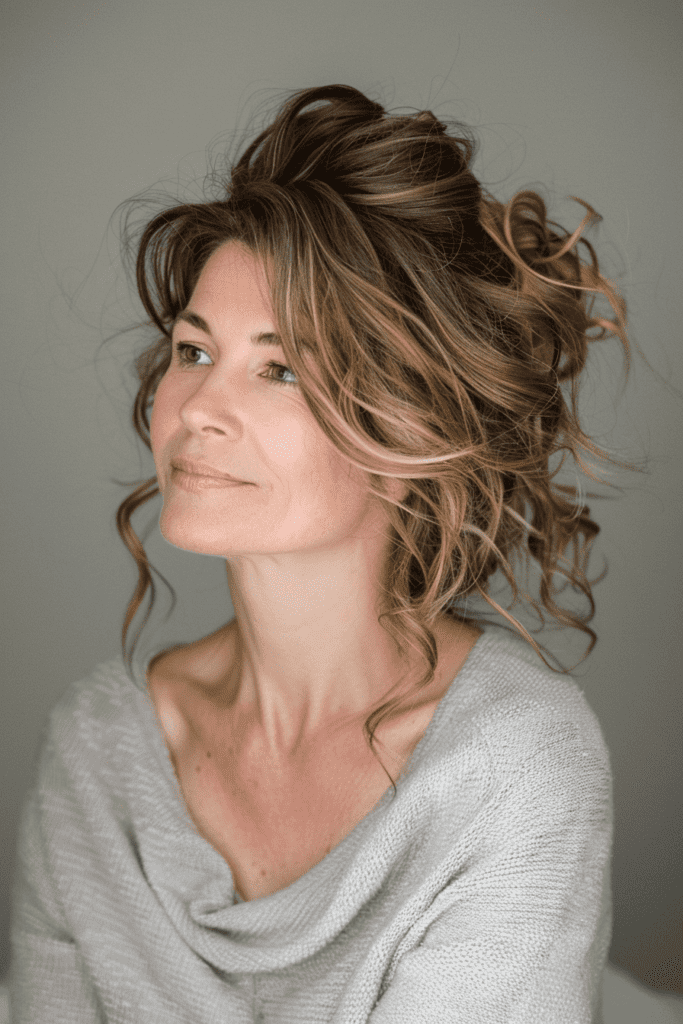 47 Up Dos for Medium Hair Over 40 - Project Hairstyles