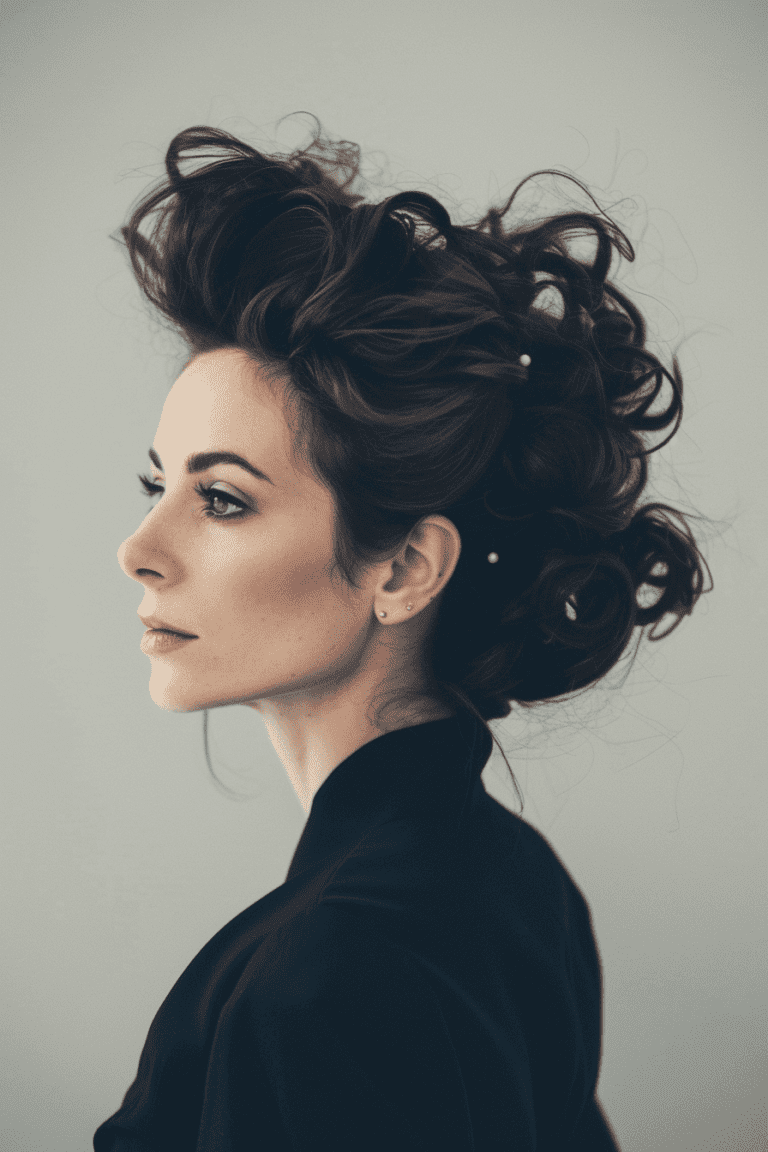 47 Up Dos for Medium Hair Over 40 - Project Hairstyles