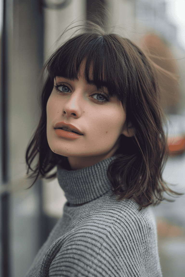 52 Subtle Trendsetting Bangs - Project Hairstyles