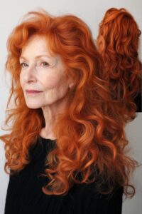 35 Curly Hairstyles For Woman Over 70