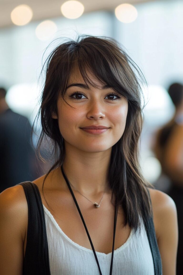 33 Gorgeous Ways to Style Side Swept Bangs