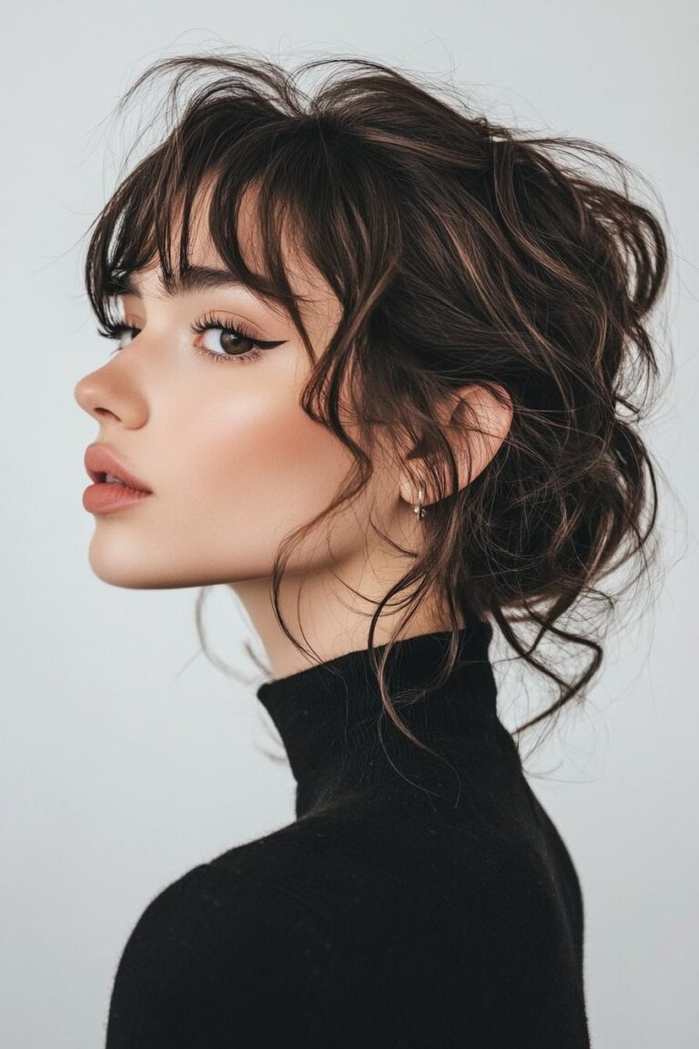 33 Gorgeous Ways to Style Side Swept Bangs