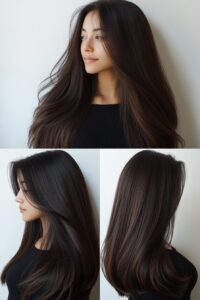 44 Stunning Dark Brown Hair with Highlights Looks