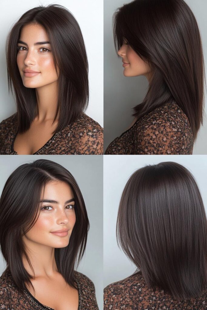 44 Stunning Dark Brown Hair with Highlights Looks