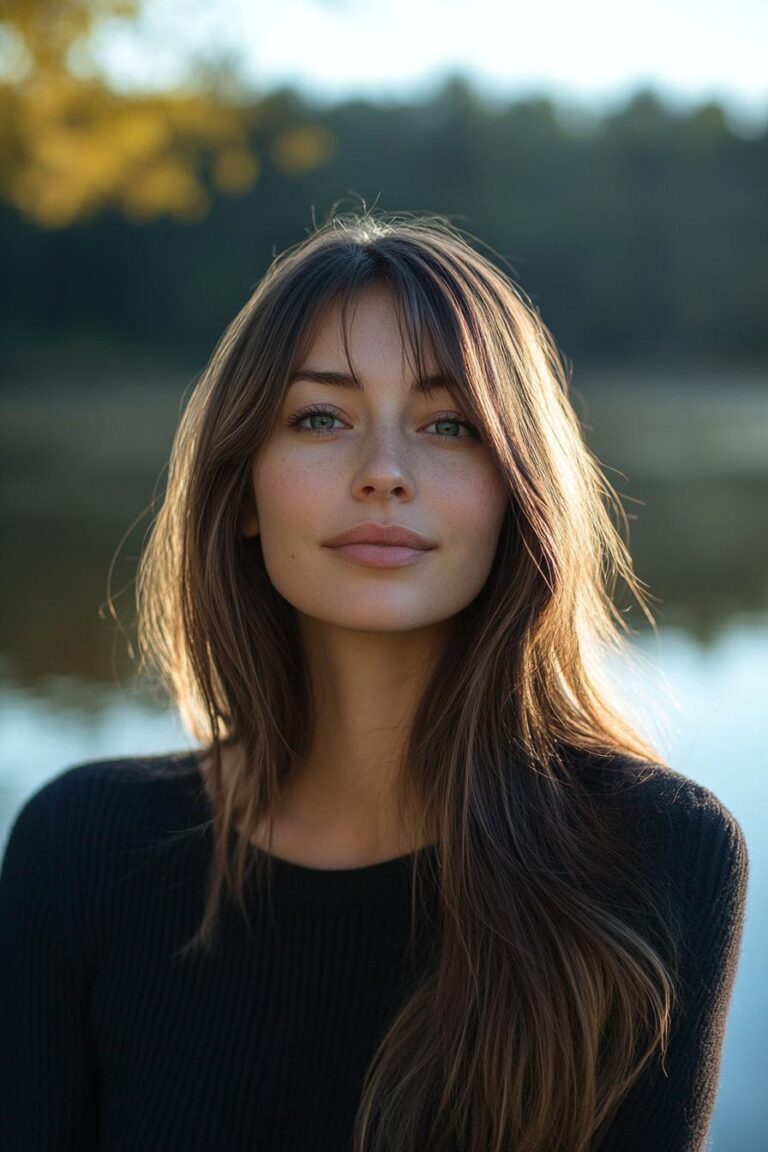 44 Stunning Dark Brown Hair with Highlights Looks