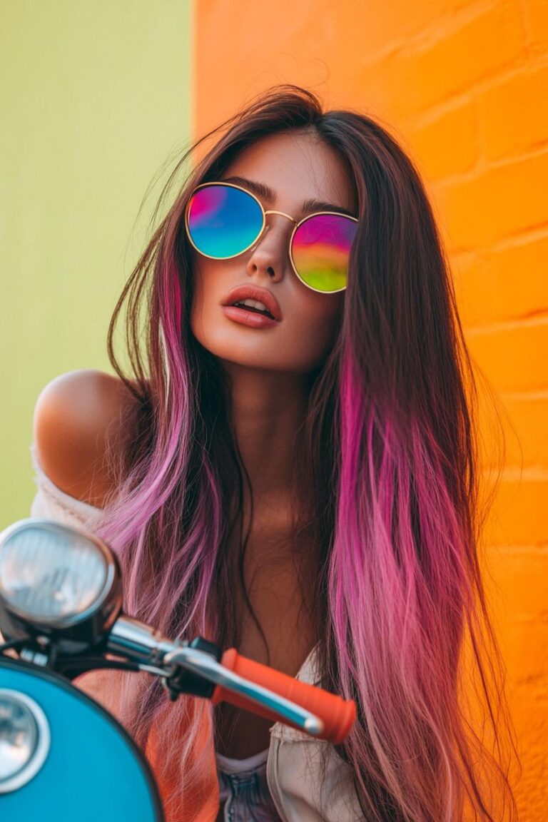 37 Best Dark Hair with Highlights Ideas