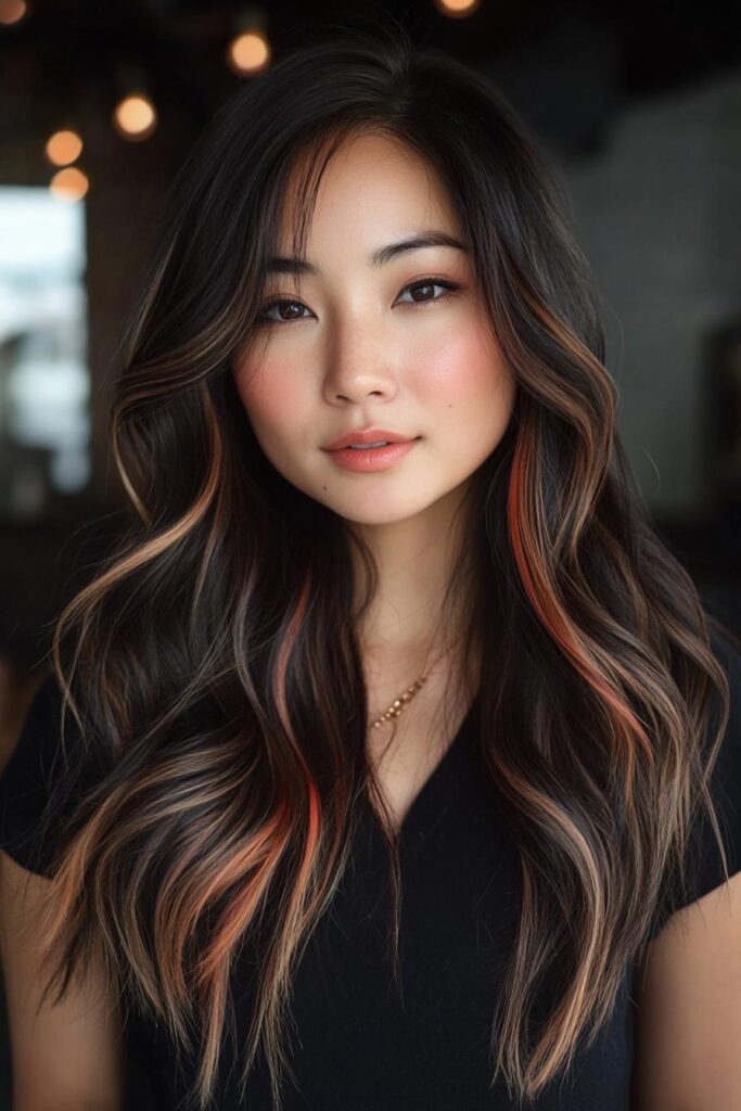 37 Best Dark Hair with Highlights Ideas