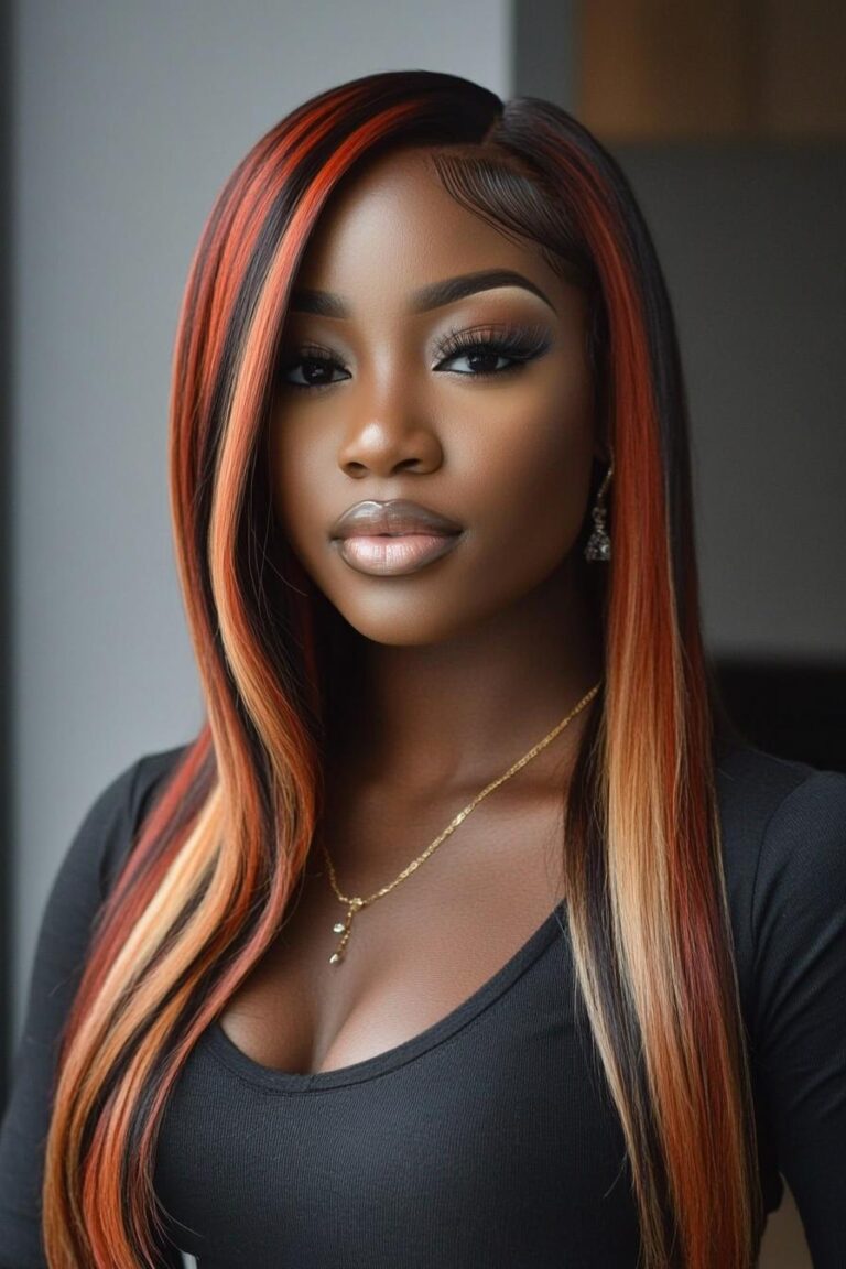 28 Long Subtle Calico Hairstyles - Project Hairstyles