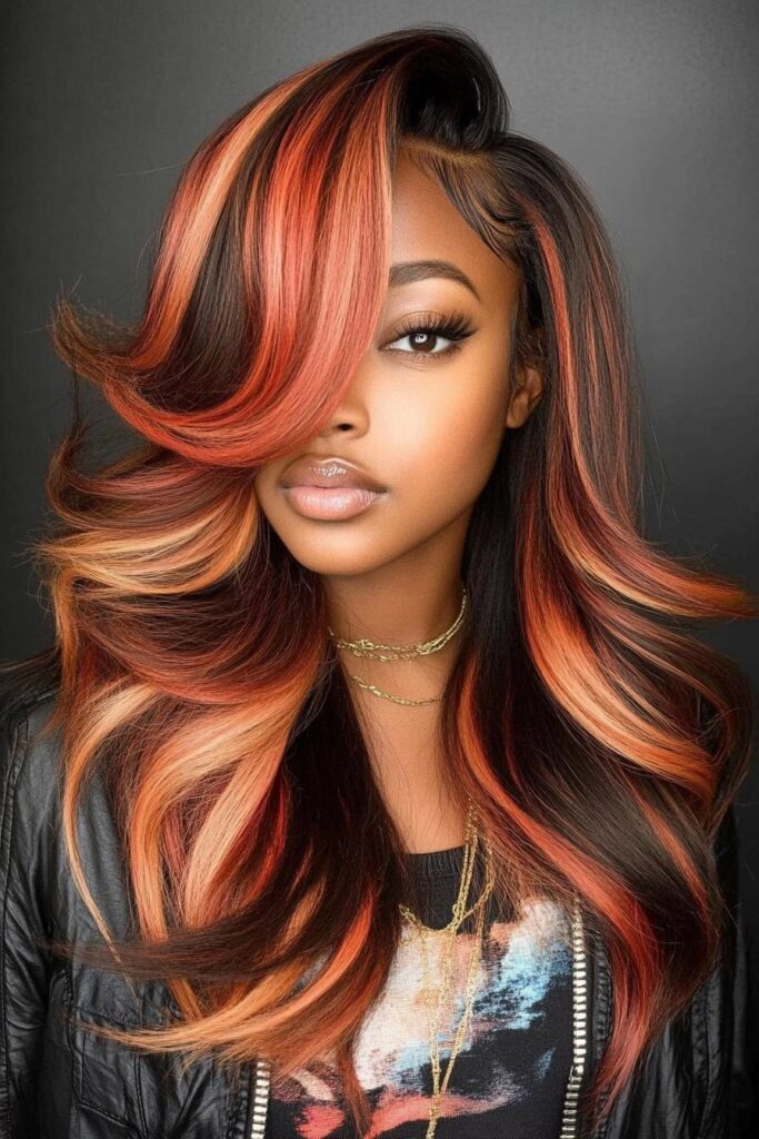 28 Long Subtle Calico Hairstyles - Project Hairstyles