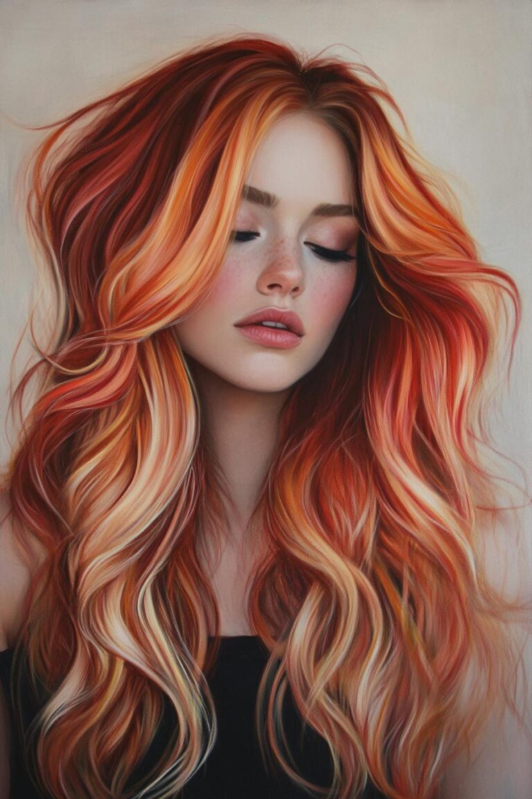 28 Long Subtle Calico Hairstyles - Project Hairstyles