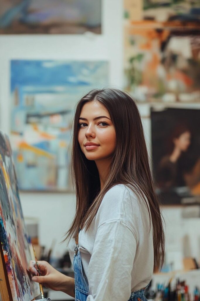 44 Stunning Dark Brown Hair with Highlights Looks