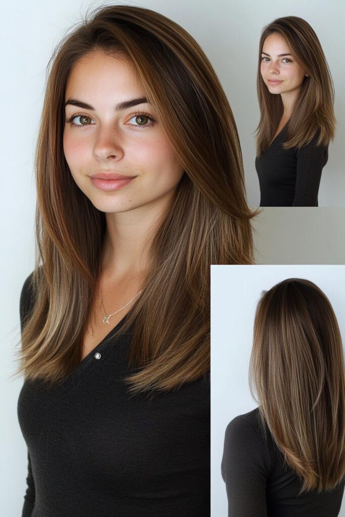 44 Stunning Dark Brown Hair with Highlights Looks