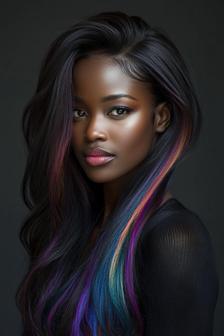 37 Best Dark Hair with Highlights Ideas