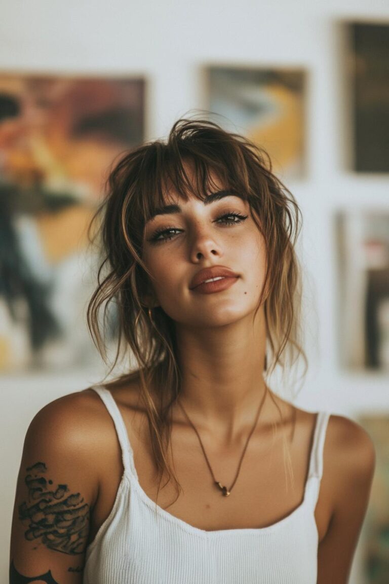 33 Gorgeous Ways to Style Side Swept Bangs