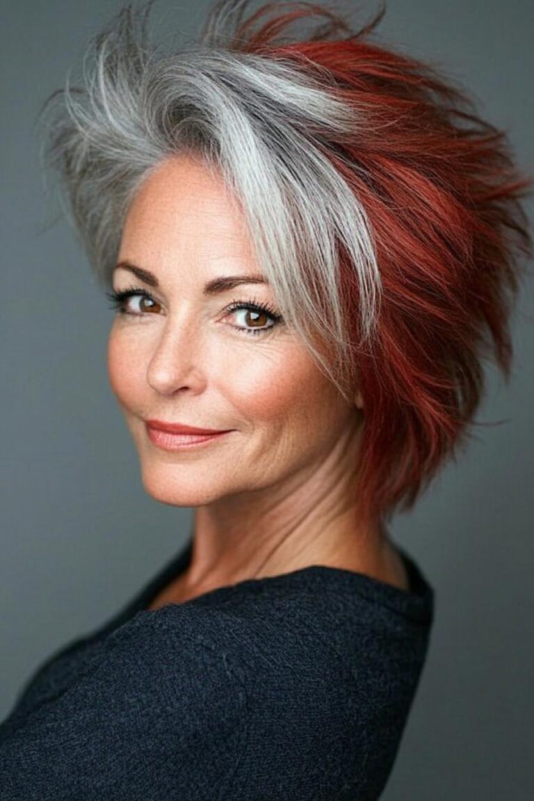 31 Easy to Style Silver Fox Haircuts for Active Women