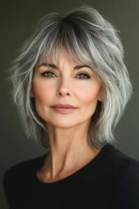31 Easy to Style Silver Fox Haircuts for Active Women
