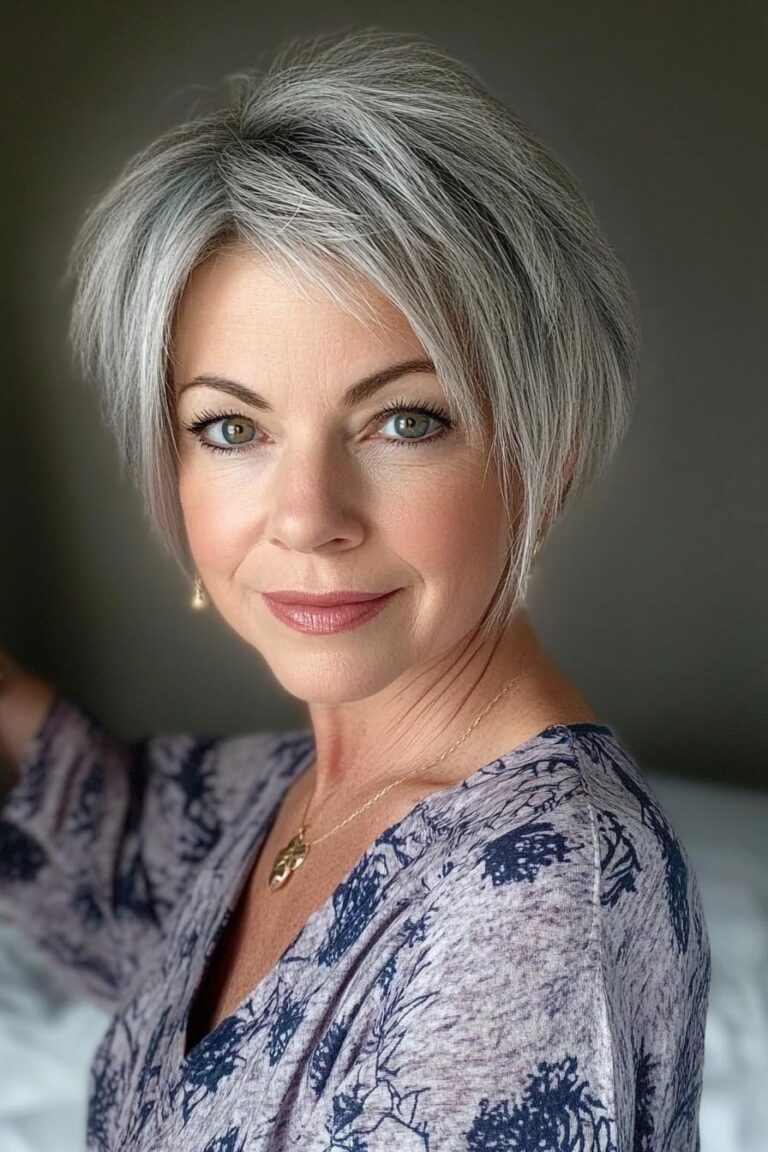 31 Easy to Style Silver Fox Haircuts for Active Women