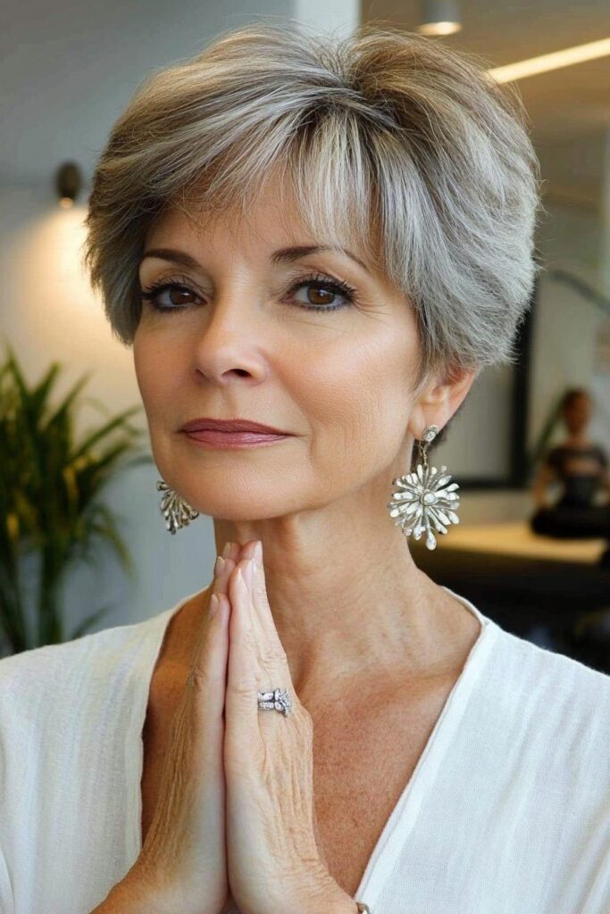 19 Modern Short Hairstyles for Senior Women