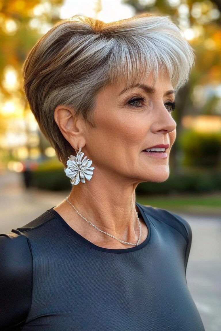 19 Modern Short Hairstyles for Senior Women