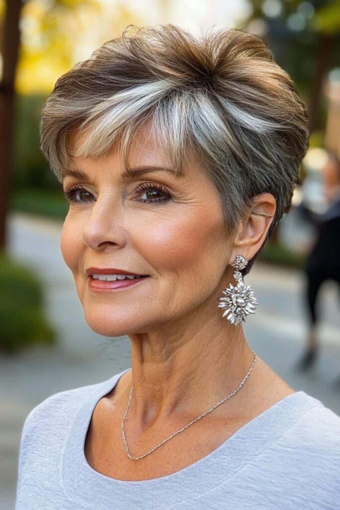 19 Modern Short Hairstyles for Senior Women