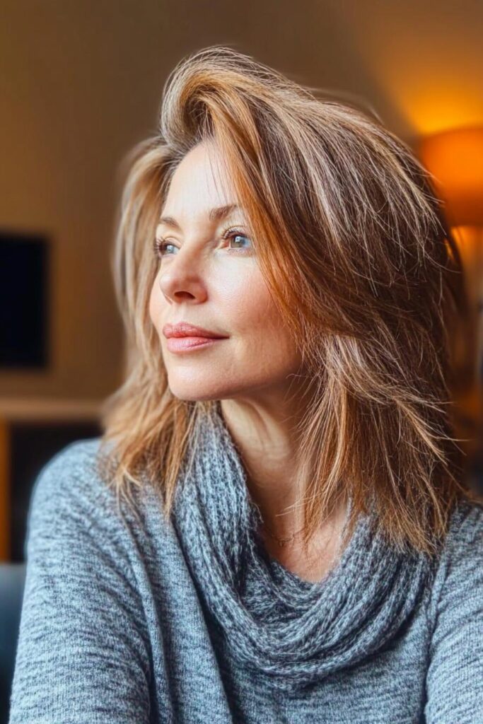 25 Flattering Medium Styles That Minimize Face Sagging