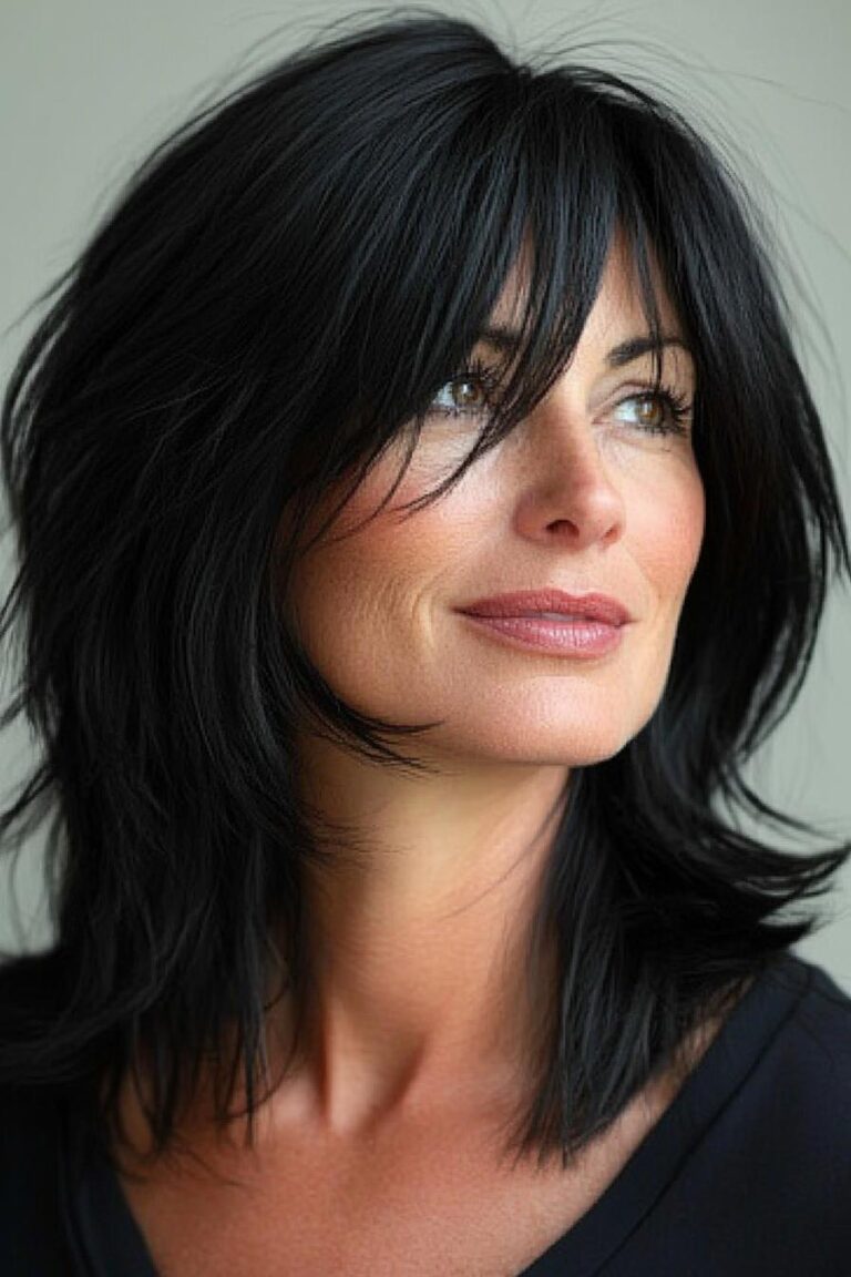 25 Flattering Medium Styles That Minimize Face Sagging