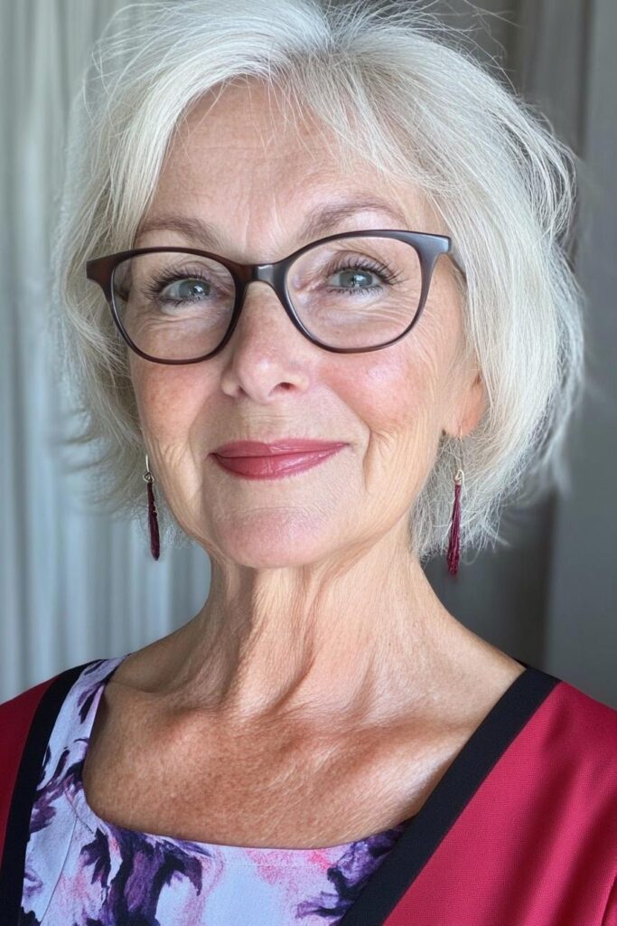 21 Sassy Short Haircuts for Women Over 65