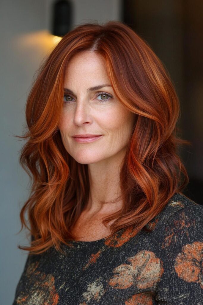 15 Copper Red Hair Colors for Mature Beauty