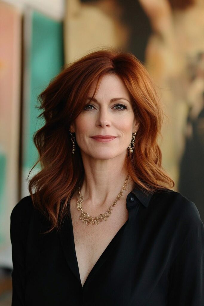 15 Copper Red Hair Colors for Mature Beauty