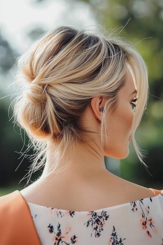 25 Easy Updo Styles for Short Hair - Project Hairstyles