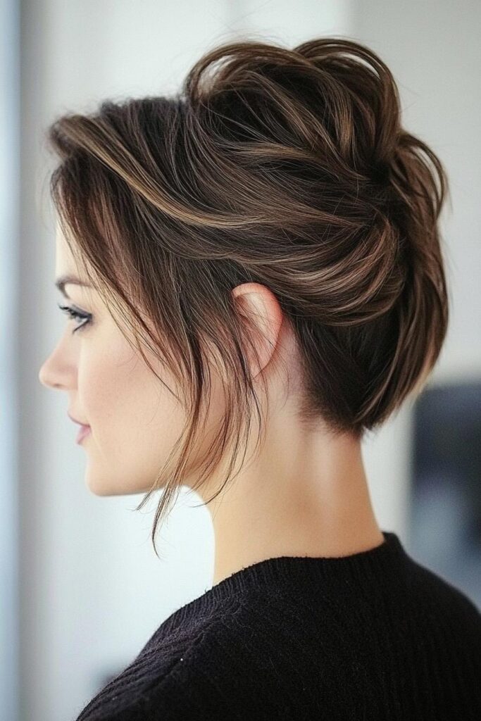25 Easy Updo Styles for Short Hair - Project Hairstyles