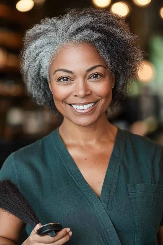 20 Natural 4A 4B Hairstyles for Mature Women