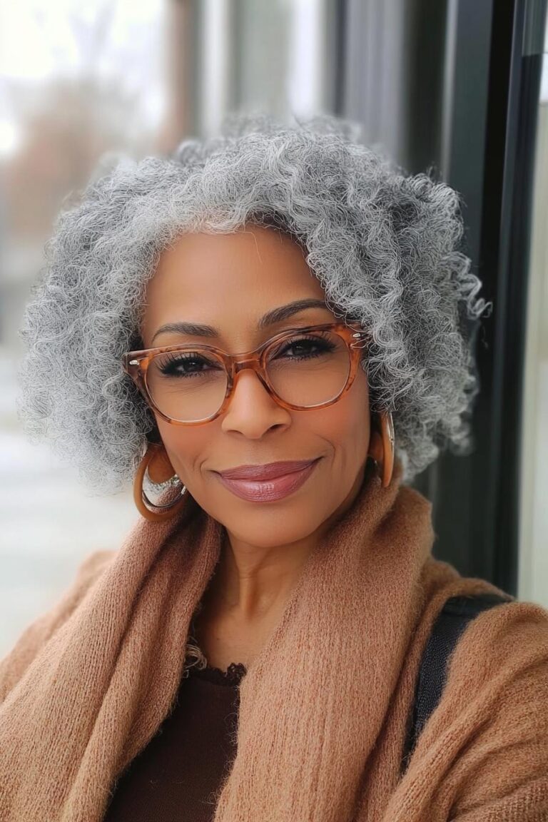 20 Classic Natural Hairstyles for Gray Hair