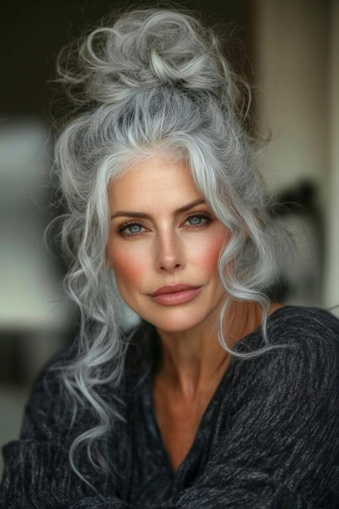 20 Classic Natural Hairstyles for Gray Hair