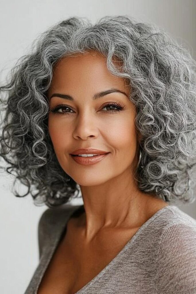 20 Classic Natural Hairstyles for Gray Hair