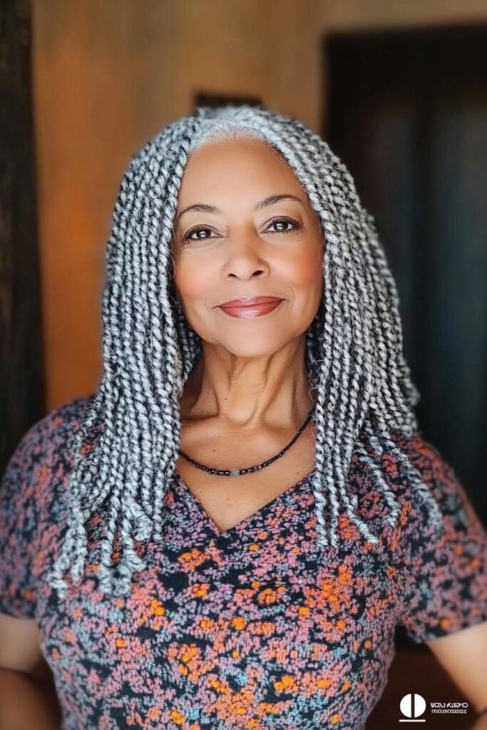 17 Easy Knotless Braids for Older Women