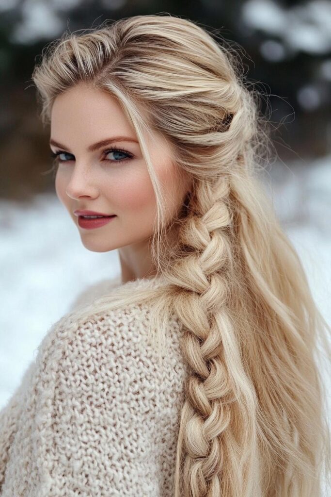 18 Elegant Winter Braid Hairstyles for Mature Women
