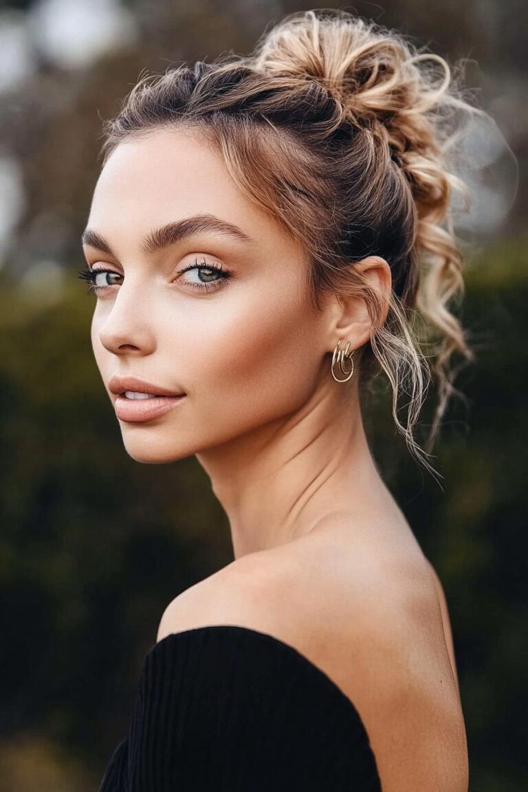 25 Easy Updo Styles for Short Hair - Project Hairstyles