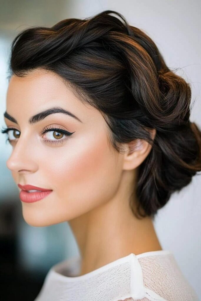 25 Easy Updo Styles for Short Hair - Project Hairstyles