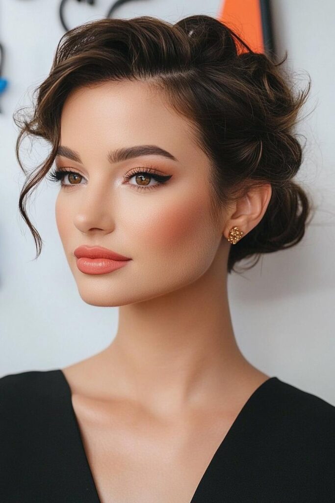 25 Easy Updo Styles for Short Hair - Project Hairstyles