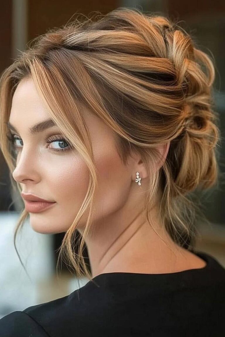 25 Easy Updo Styles for Short Hair - Project Hairstyles