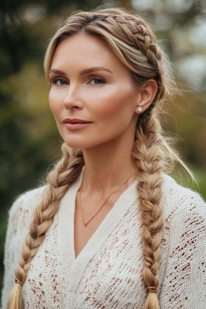 15 Cozy Spring Hair Braids for Mature Women