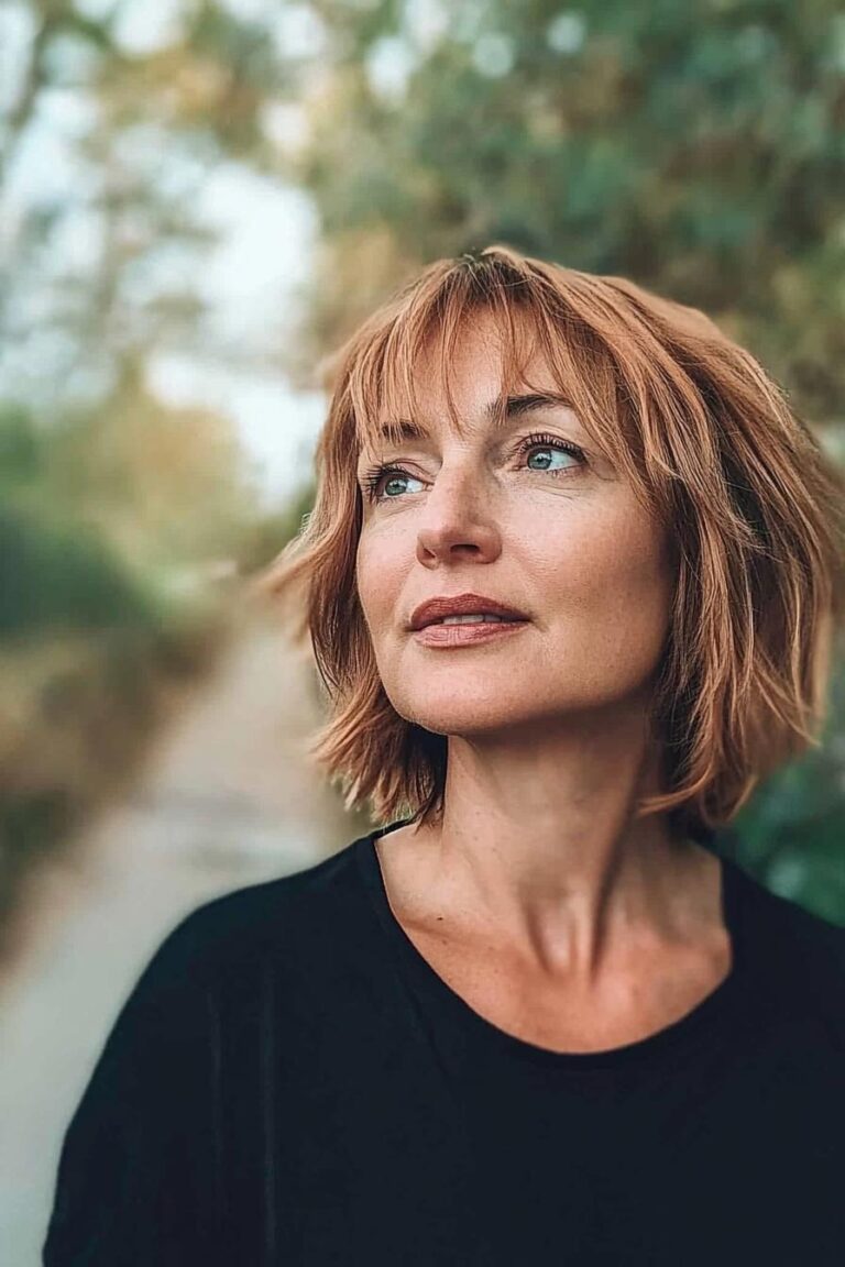 19 Modern Choppy Bob Hairstyles for Mature Women