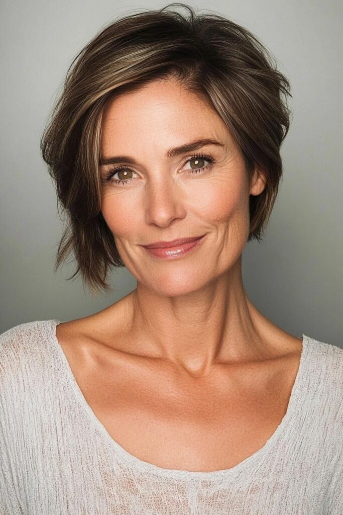21 Chic Short Hairstyles for Mature Women