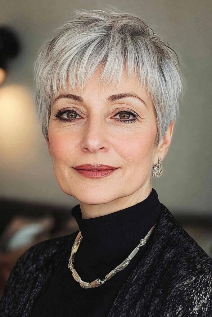 19 Flattering Short Hair Looks for Women Over 65