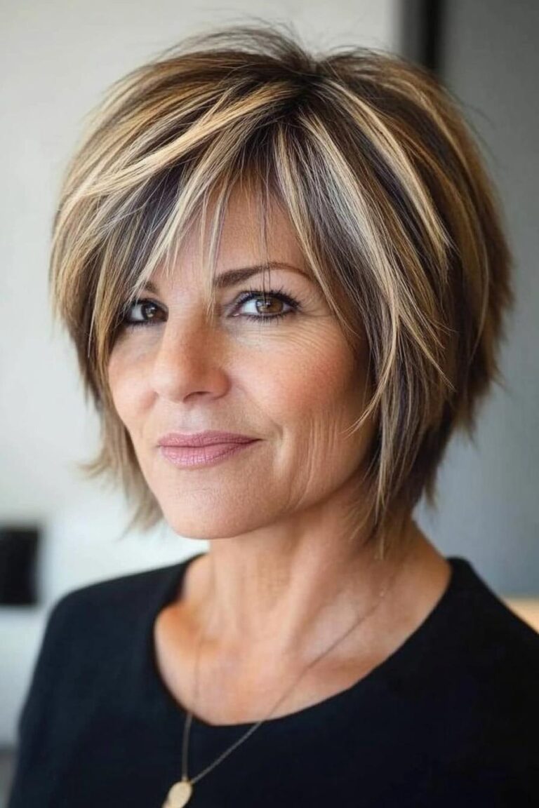 19 Modern Choppy Bob Hairstyles for Mature Women
