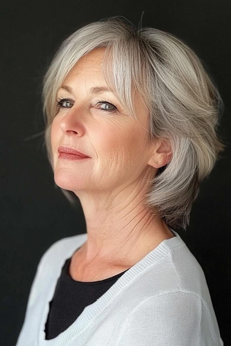 18 Modern Choppy Bob Hairstyles for Women 65+