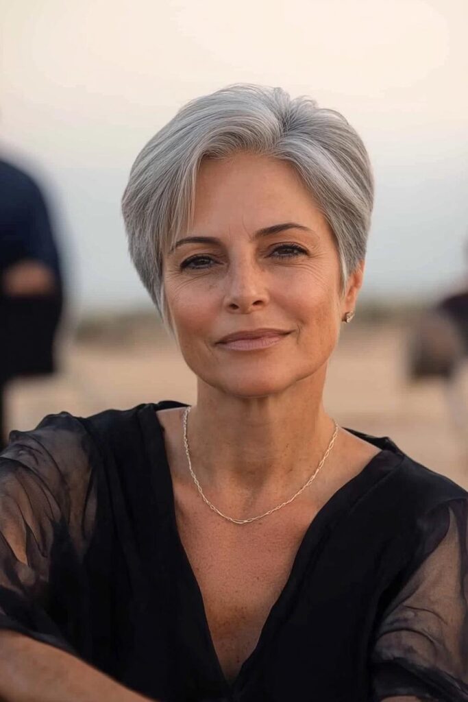 19 Flattering Short Hair Looks for Women Over 65