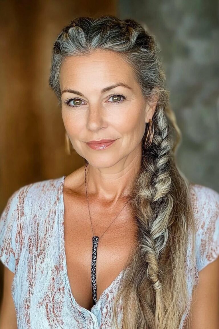 15 Cozy Spring Hair Braids for Mature Women