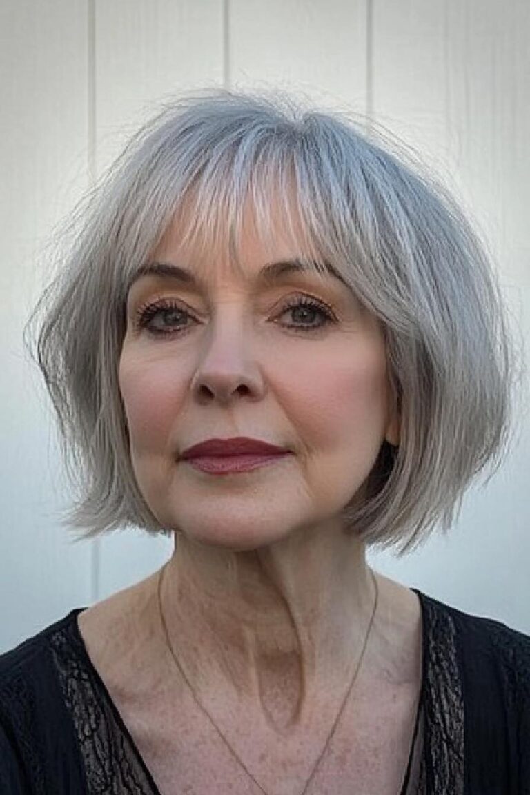 18 Modern Choppy Bob Hairstyles for Women 65+